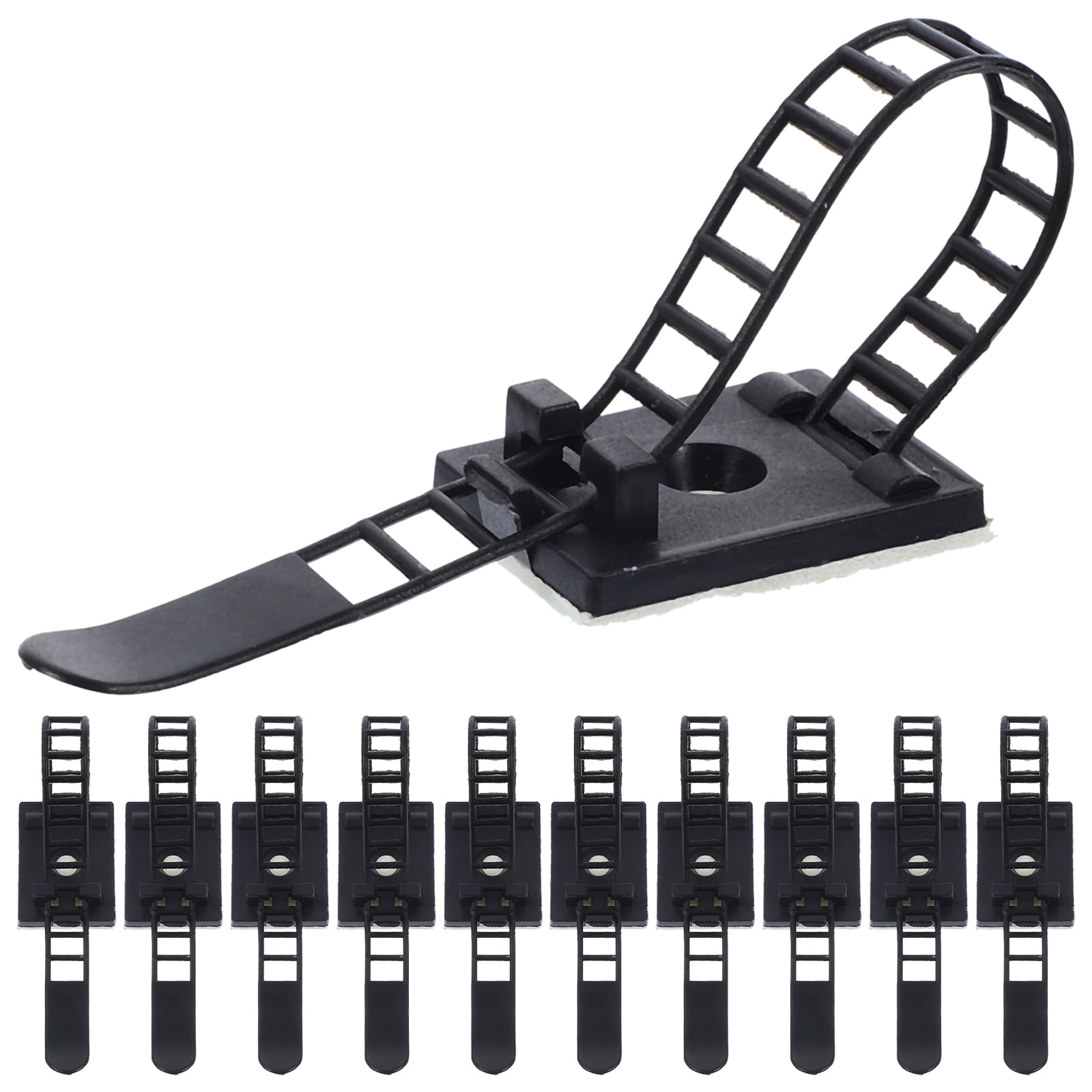 unbranded 25 Pcs Adjustable Cable Clamp Durable Cable Clips Office 2 ...