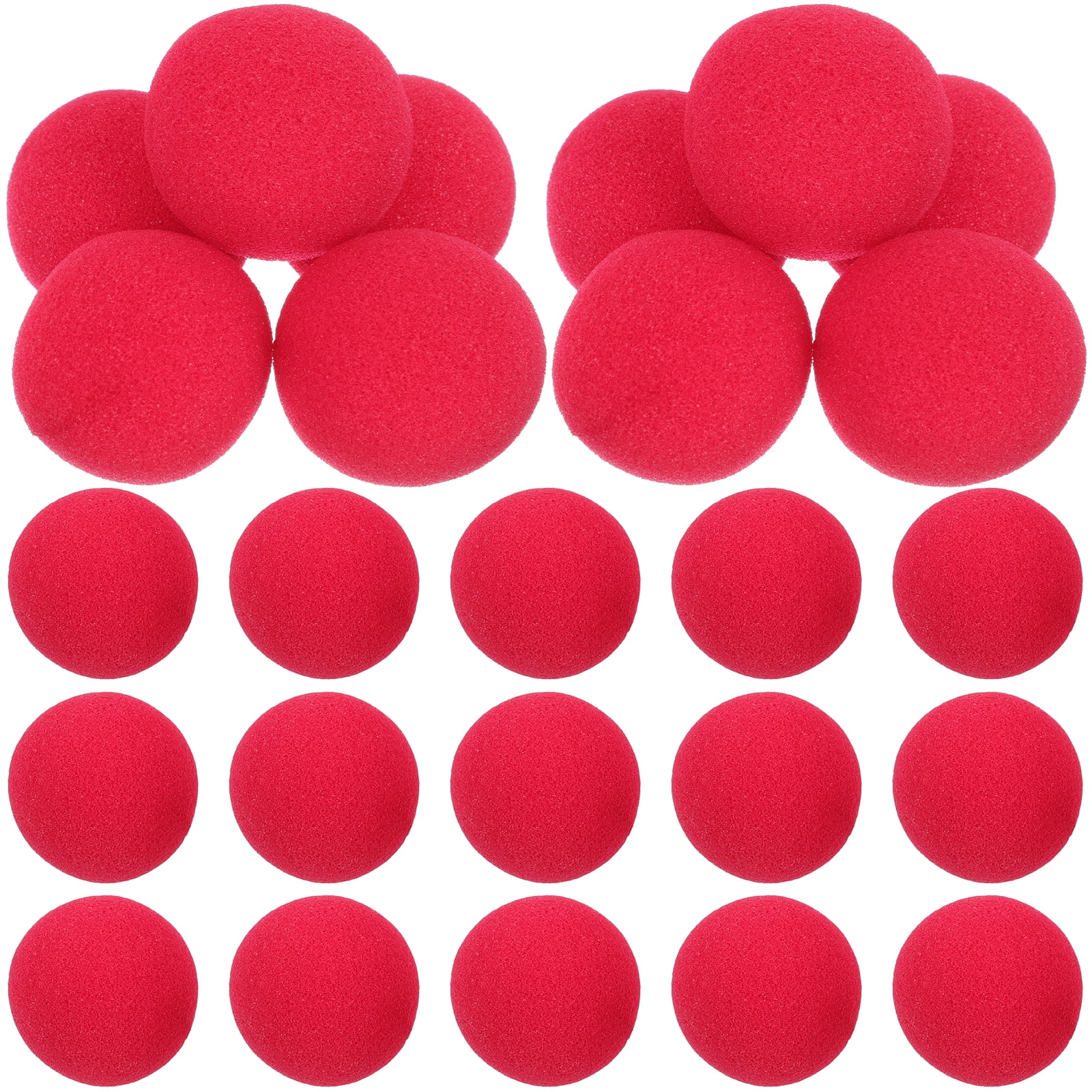 unbranded 25 Pcs Foam Nose Circus Party Decorations Clown Cosplay ...