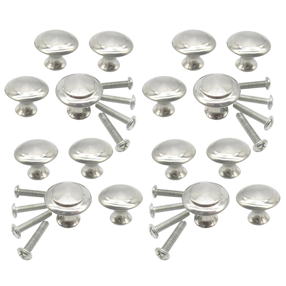 unbranded 25 Pcs Self Centering Drill Bit Cabinet Door Bumper Silver ...