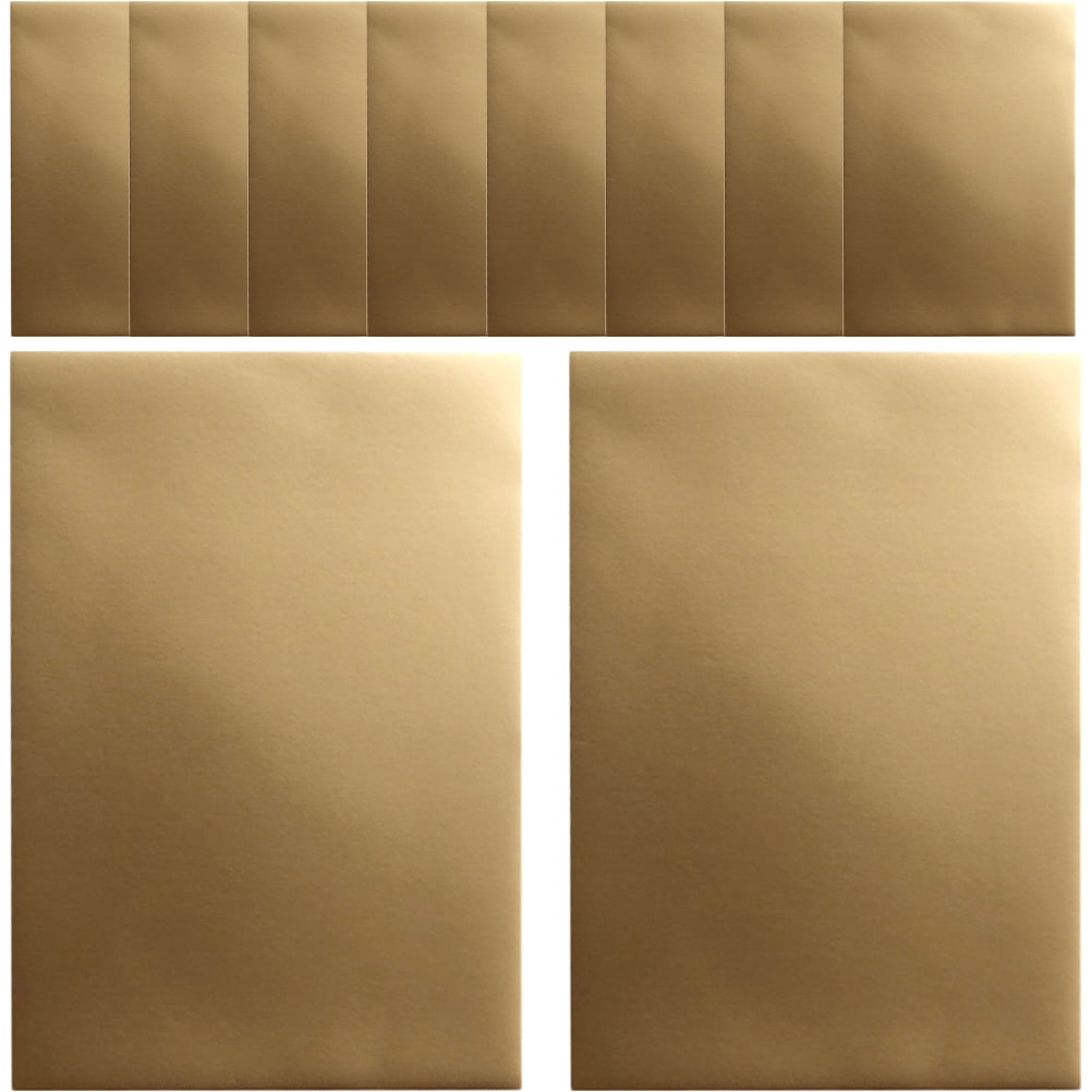 unbranded 25 Sheets Golden Cardboard Craft Wrap Tissue Paper Origami ...