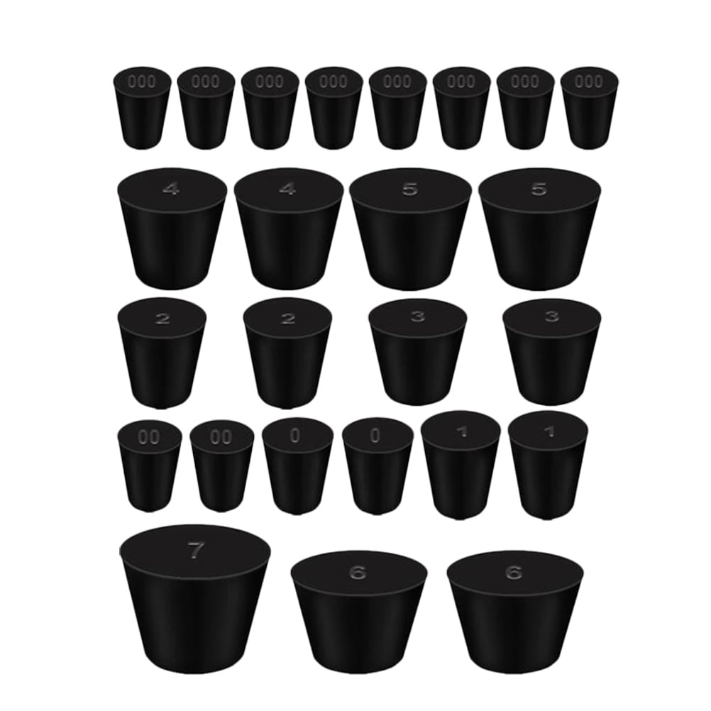 Silicone Pipe PATIKIL 3/8" Silicone Tube Stoppers (4-Pack) - Tapered ...