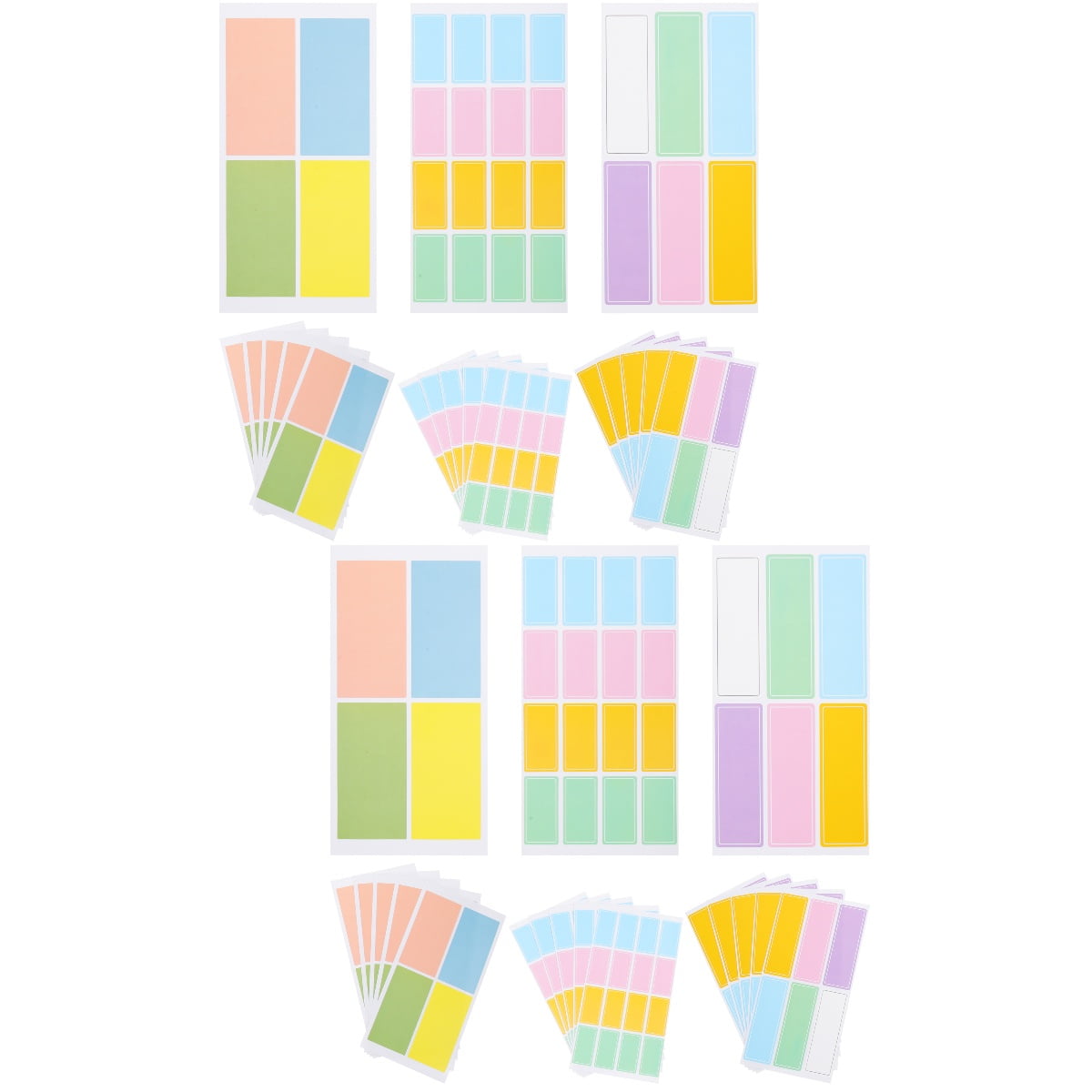 unbranded 260 pcs Name Tags Stickers Date Storage Labels Category Tags ...