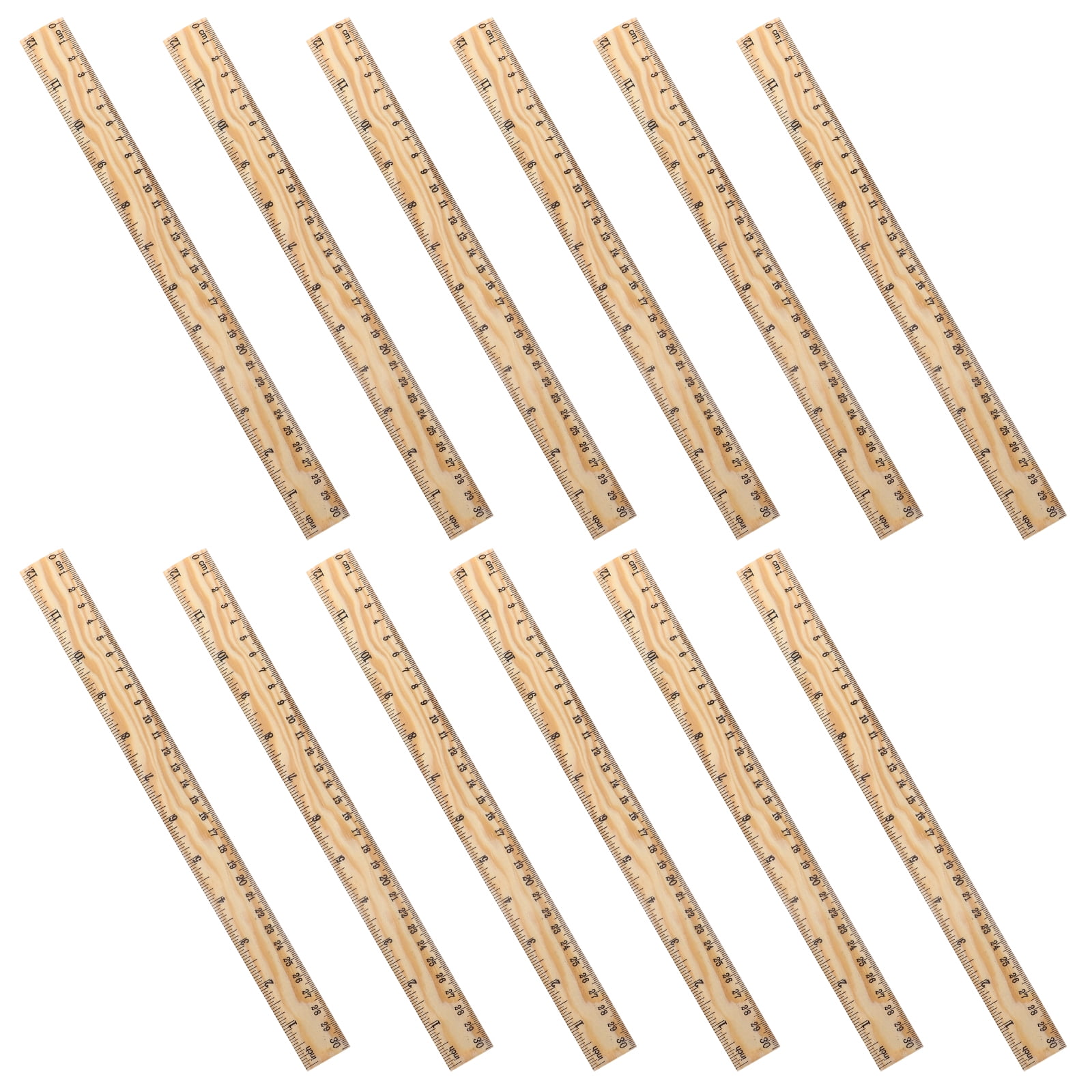 MOKKHNB Ruler Dressmaking Ruler Chocolate 26Pcs 11.8In - Walmart.com