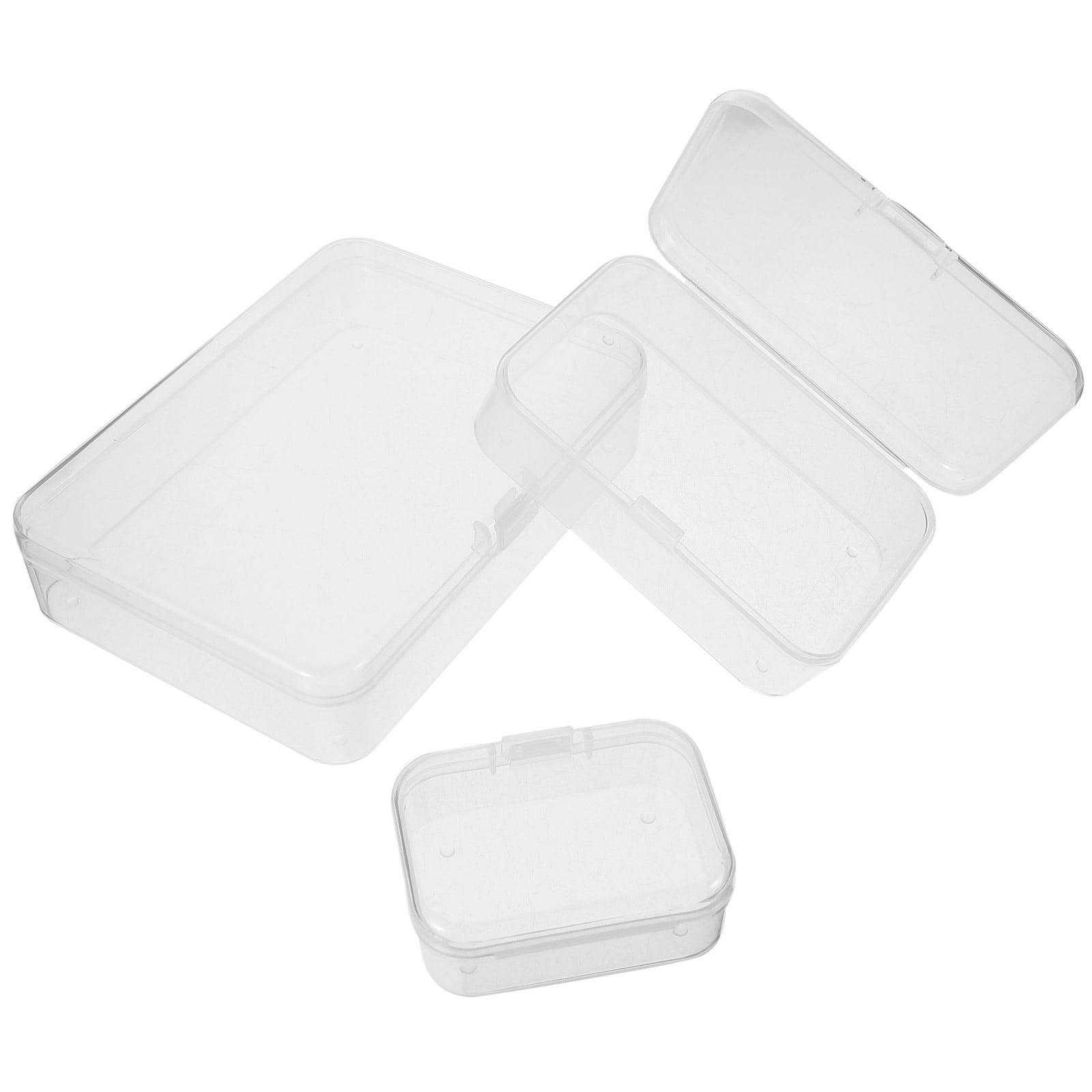 unbranded 28 Pcs Storage Bins Plastic Box Clear Storage Boxes 11.5X8 ...