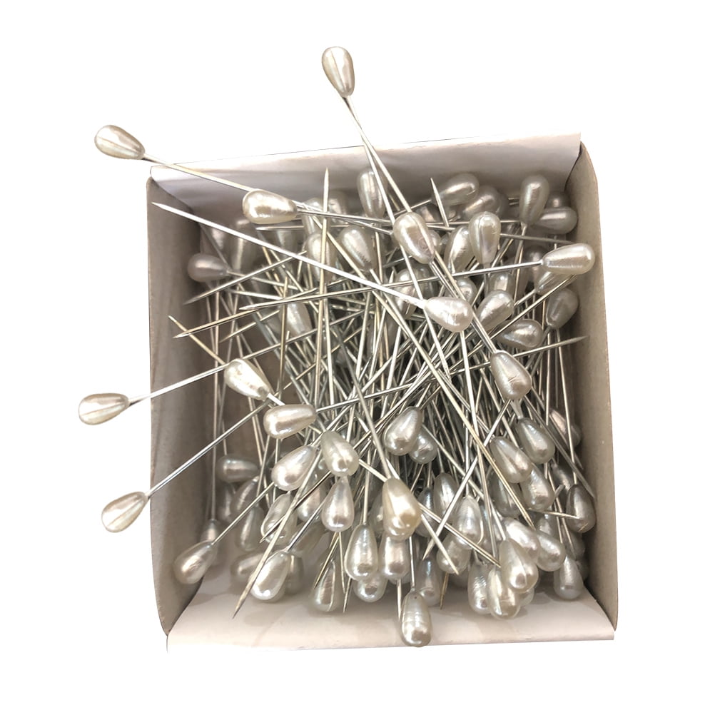 unbranded 288 Pcs Head Straight Pins Flat Stitch Markers Pearl for ...