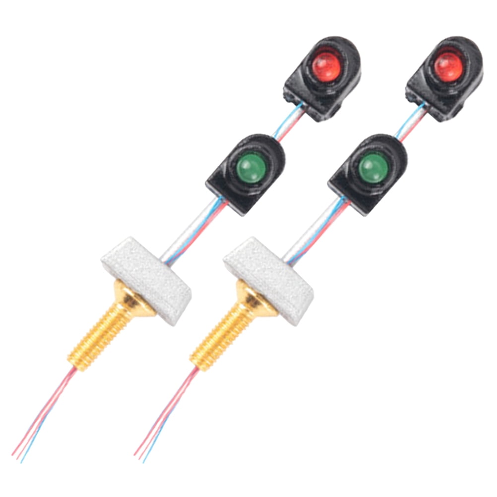 unbranded 2Pcs Traffic Signal Decorative Miniature Traffic Light Prop ...