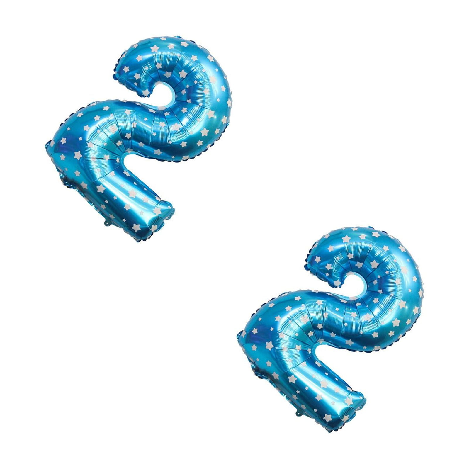 unbranded 2pcs 32 Inch Aluminium Foil Digital Balloons Number Balloons ...