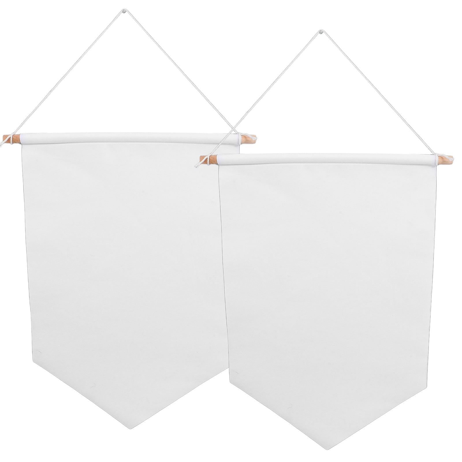 Canvas Blank Garden Flags for Decor White DIY Yard Flag with Strong ...