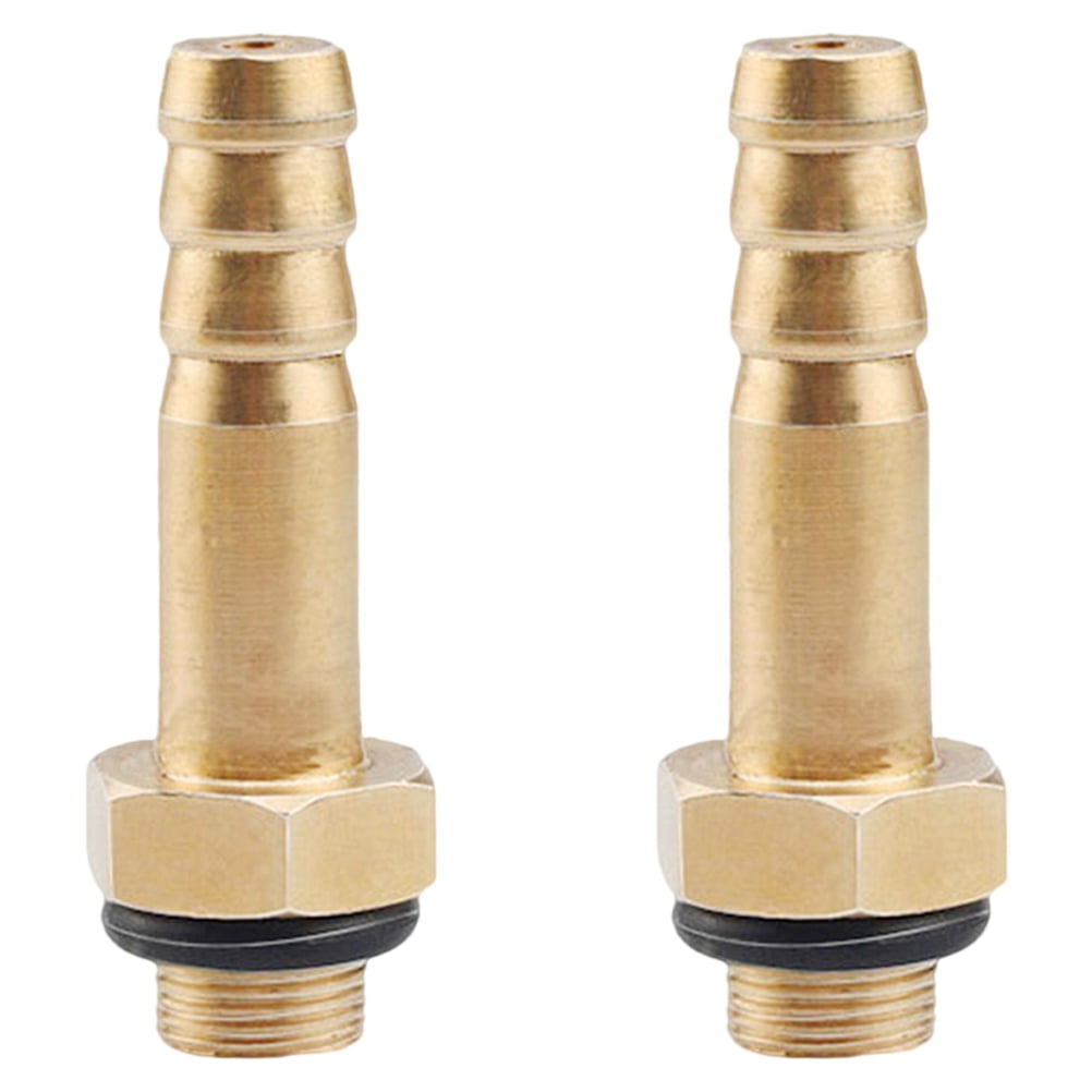 unbranded 2pcs Brass Hose Barb Reducer Hose Barb Fittings Adapter ...