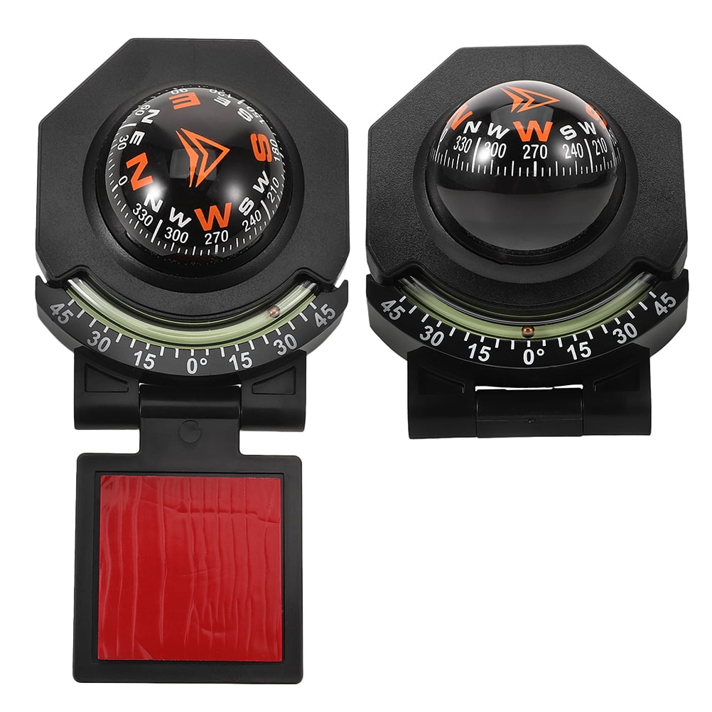 unbranded 2pcs Car Compass Inclinometer Car Guide Ball Compass Car ...