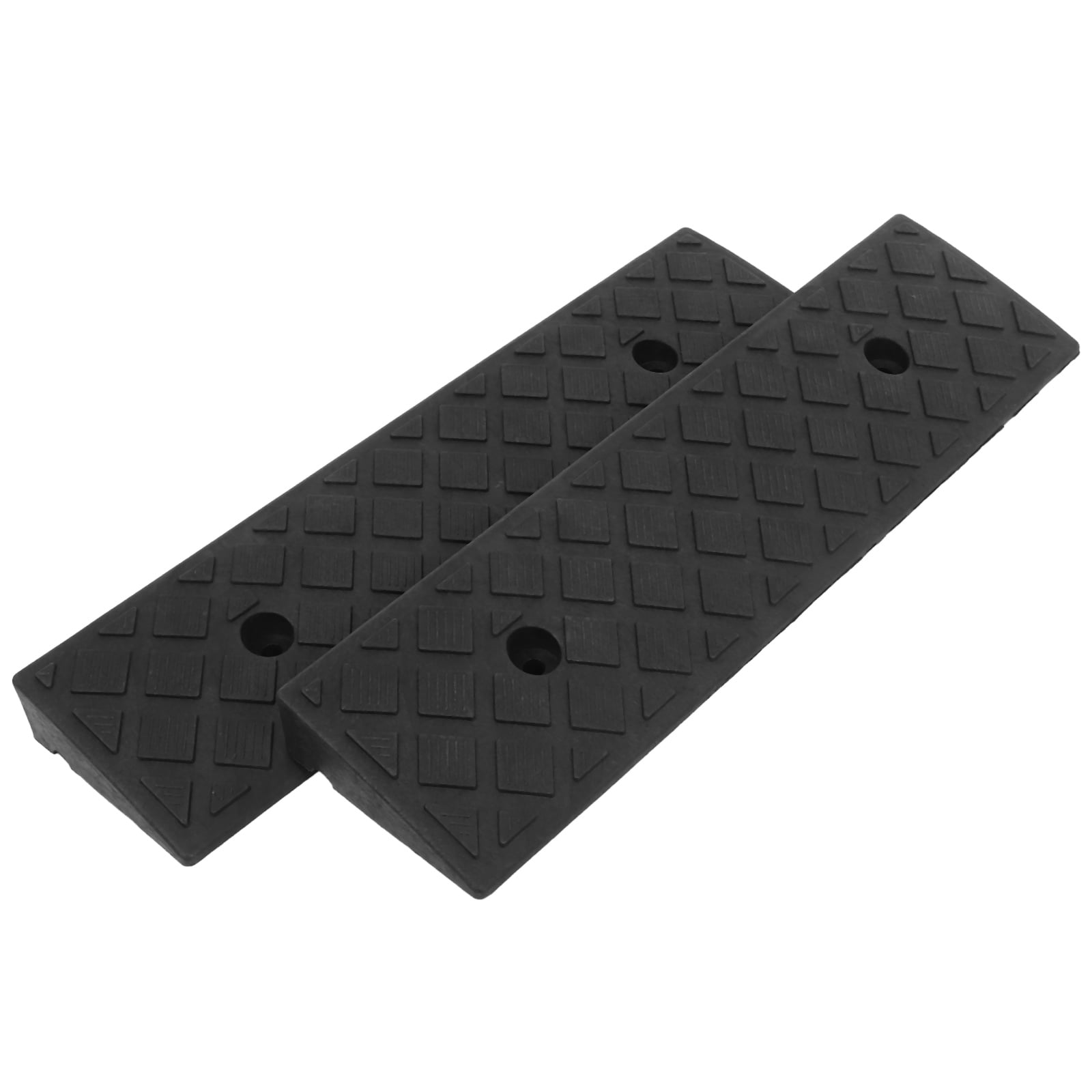 unbranded 2pcs Car Ramps Rubber Threshold Ramps Car Wheel Ramps ...