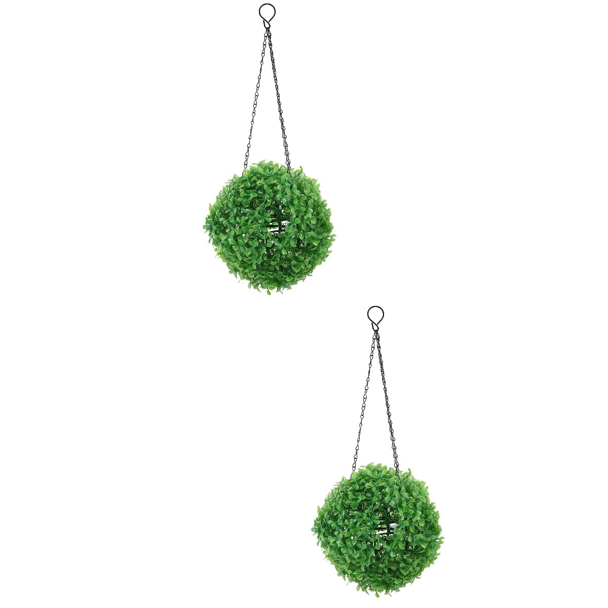 unbranded 2pcs Ceiling Topiary Ball withHanging Chain Topiary Plant ...