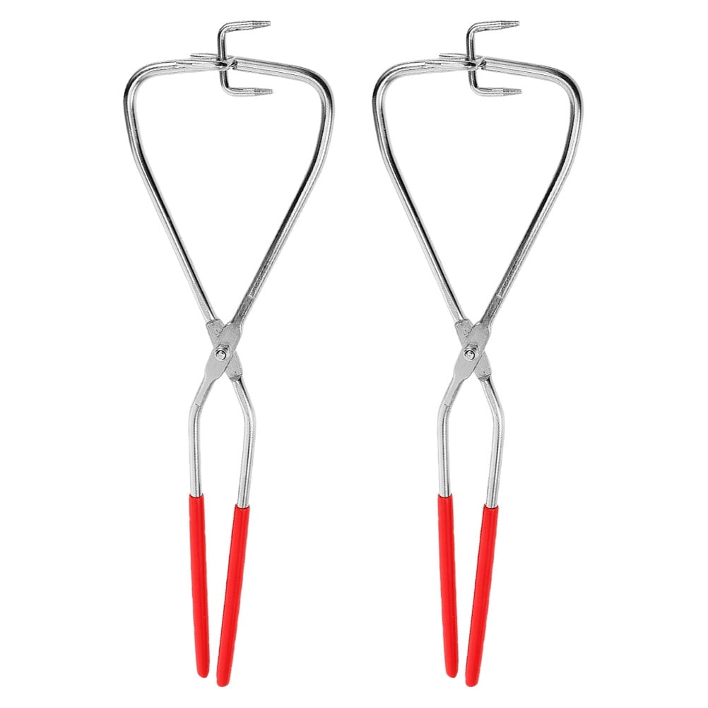 unbranded 2pcs Ceramic Glazing Tongs Stainless Steel Polymer Clay ...