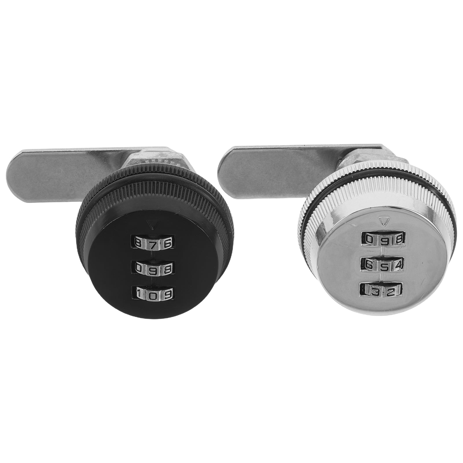 2pcs Alloy Mechanical Combination Lock Showcase Lock Closet Door Lock ...