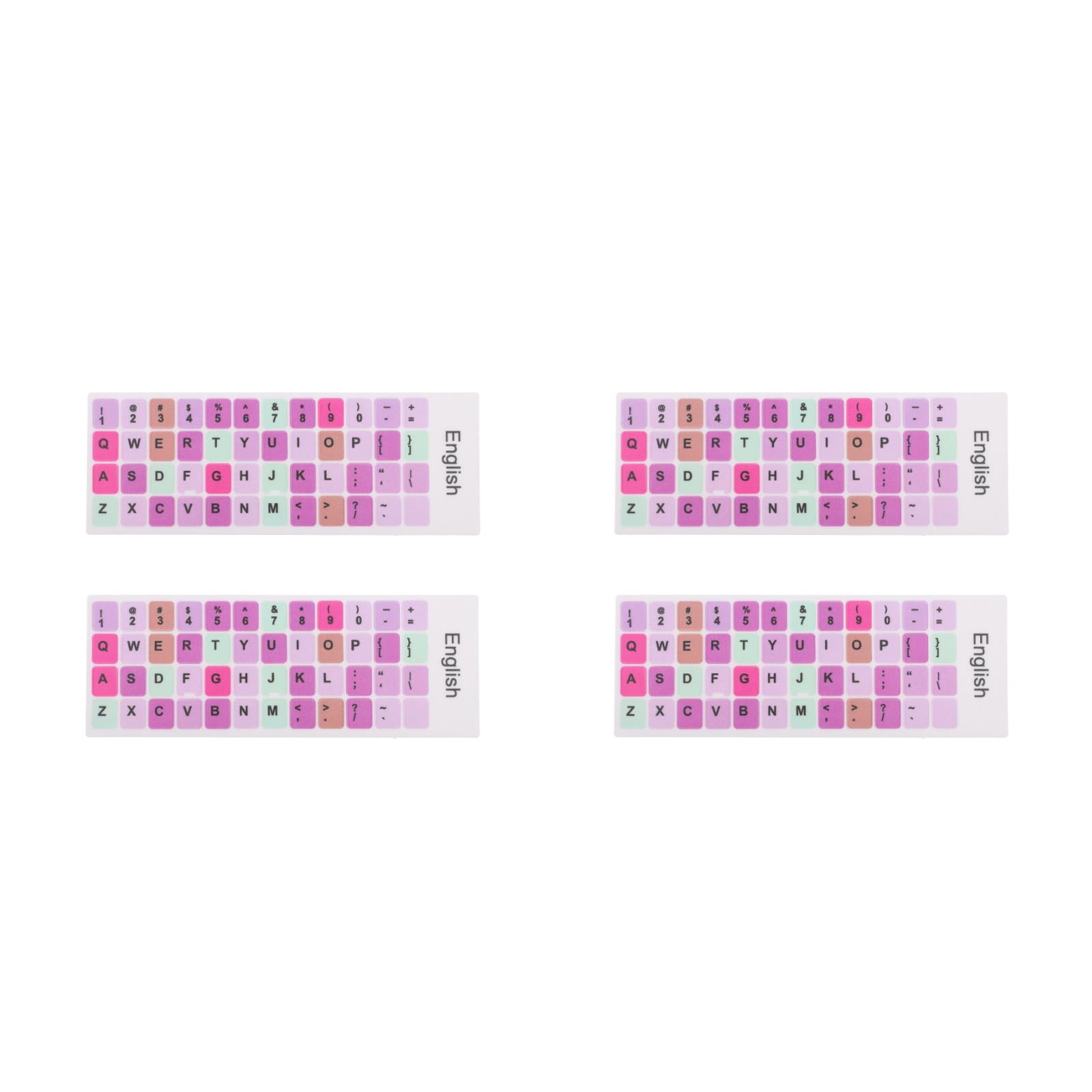 unbranded 2pcs Computer Keyboard English Letter Sticker 2Sheets ...
