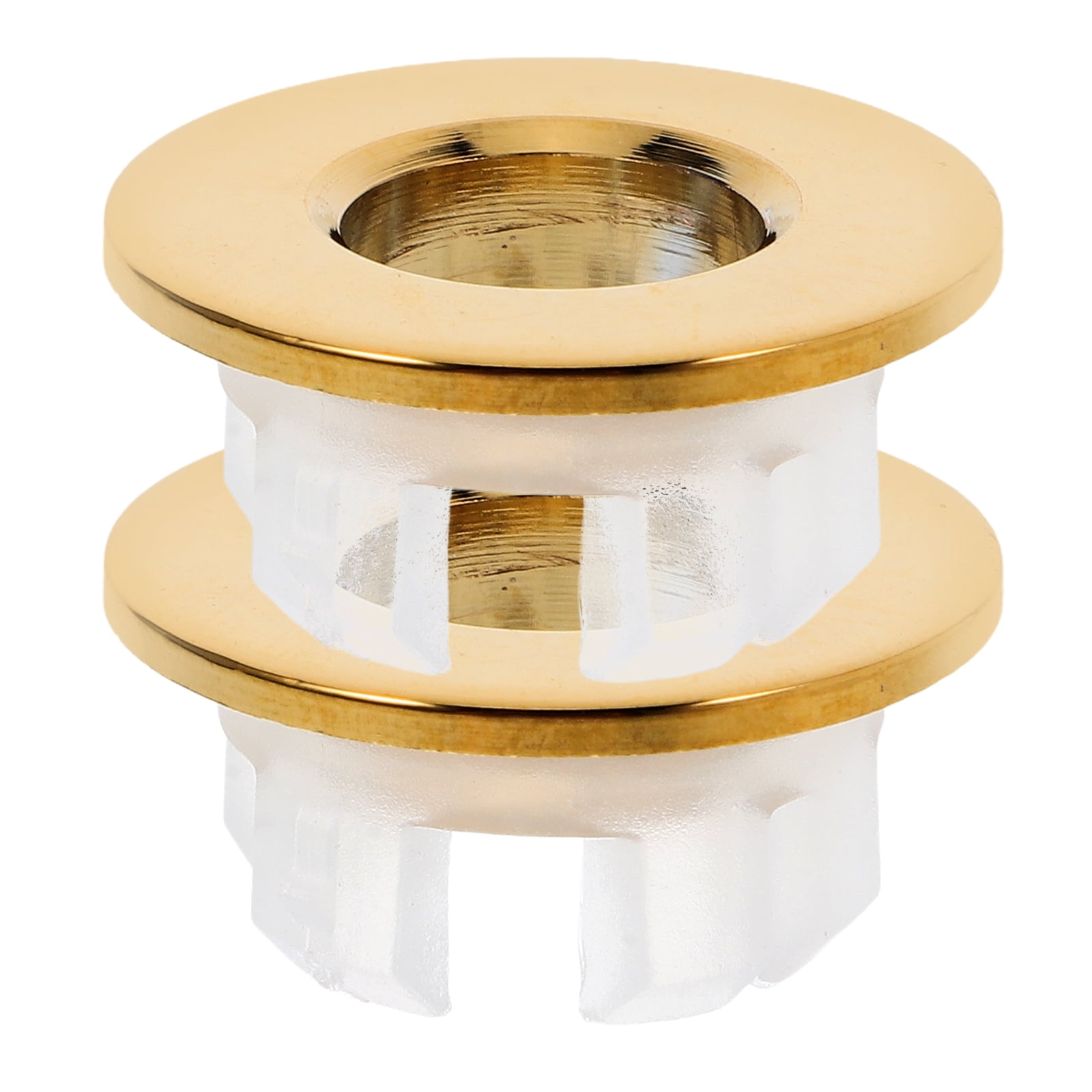 FRCOLOR 2pcs Copper Sink Overflow Hole Cover for Bathroom Vanity Insert ...