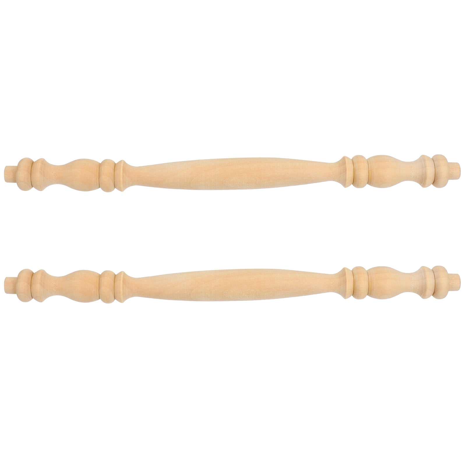 unbranded 2pcs Decorative Wood Spindles For Indoor Stairs Wood ...