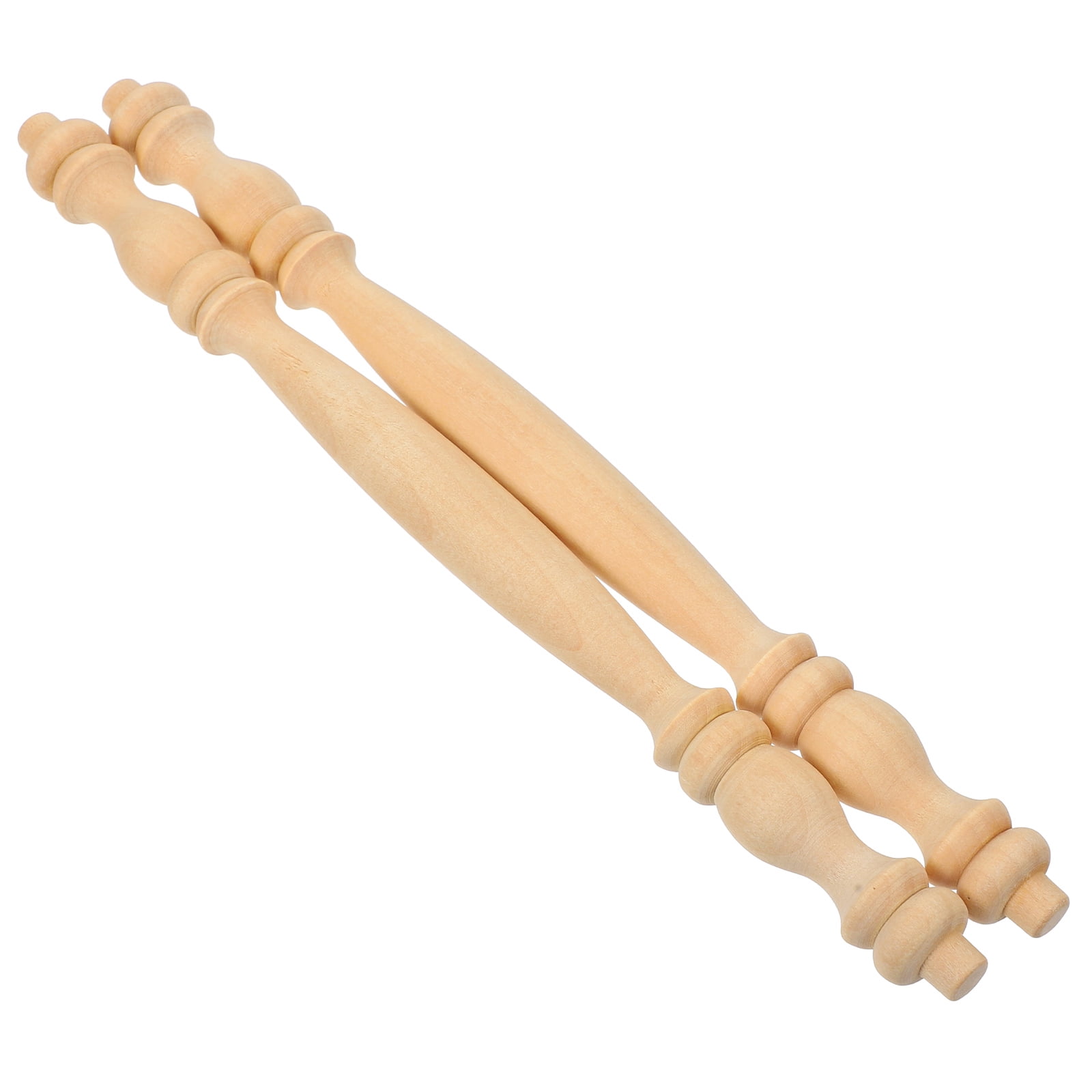 unbranded 2pcs Decorative Wood Spindles For Indoor Stairs Wood ...