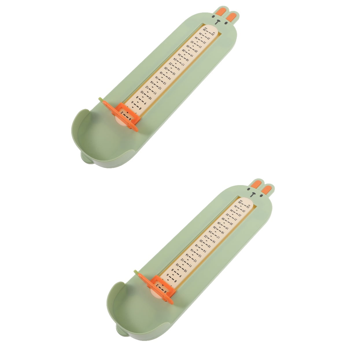 unbranded 2pcs Foot Measurement Devices Feet Sizer Measuring Ruler Kids ...