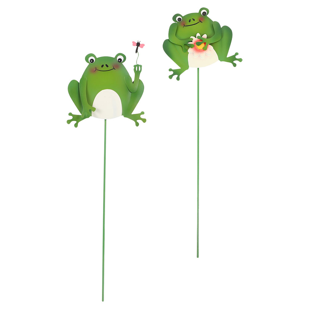 Decorative Yard Frogs Signs with Iron Material for Garden Decor ...