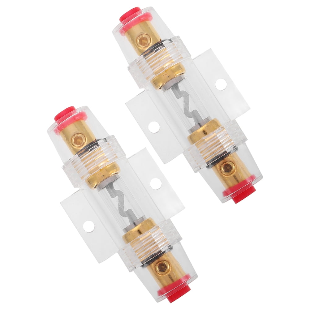 unbranded 2pcs In-Line Agu Fuse Holder Amplifier Fuse Holder Car Alarm ...