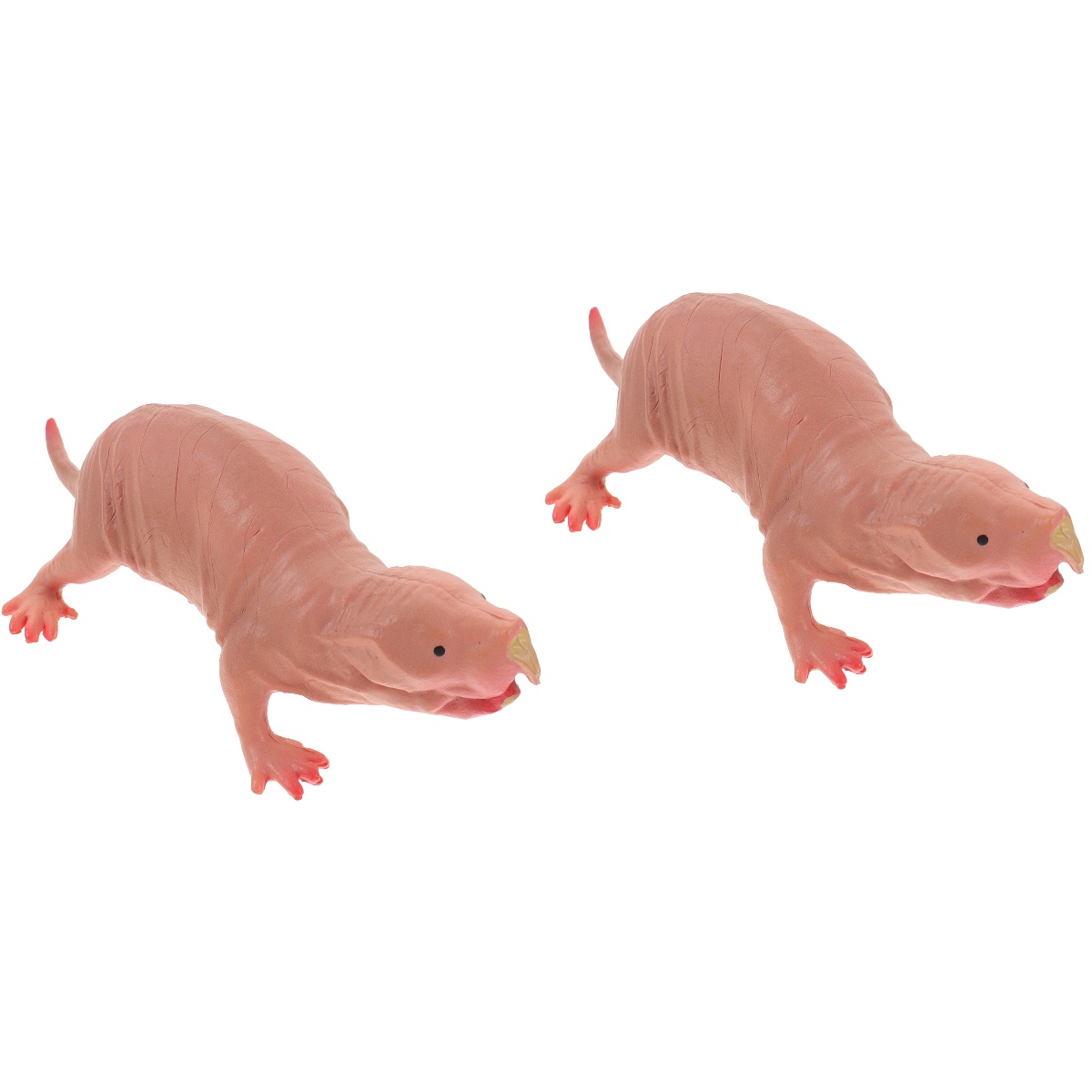 unbranded 2pcs Cartoon Mole Figurine Plastic Mole Craft Simulated Mole ...