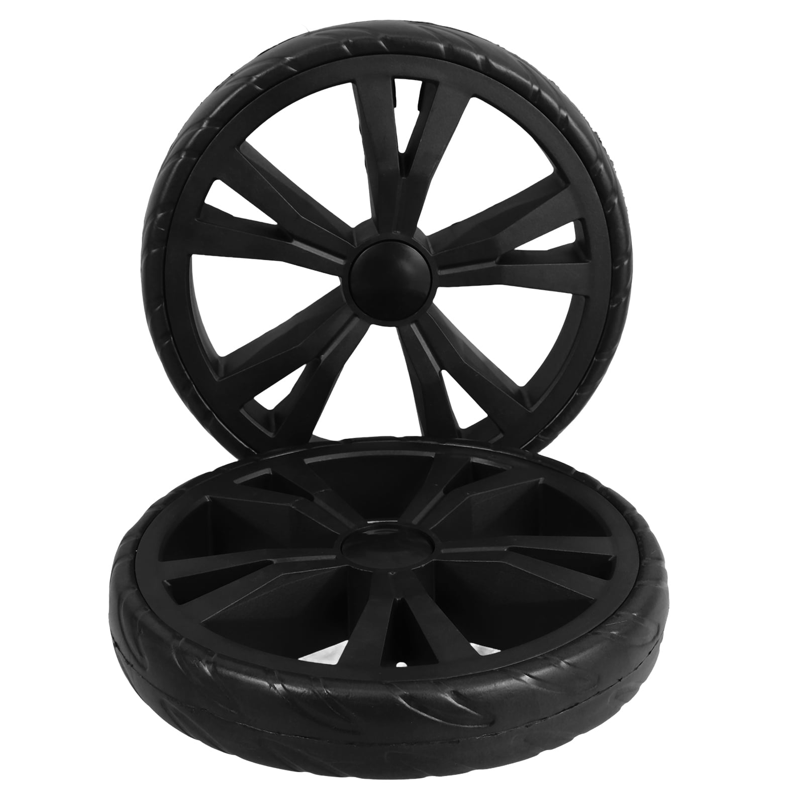 unbranded 2pcs Replaceable Shopping Basket Cart Wheels Supermarket ...