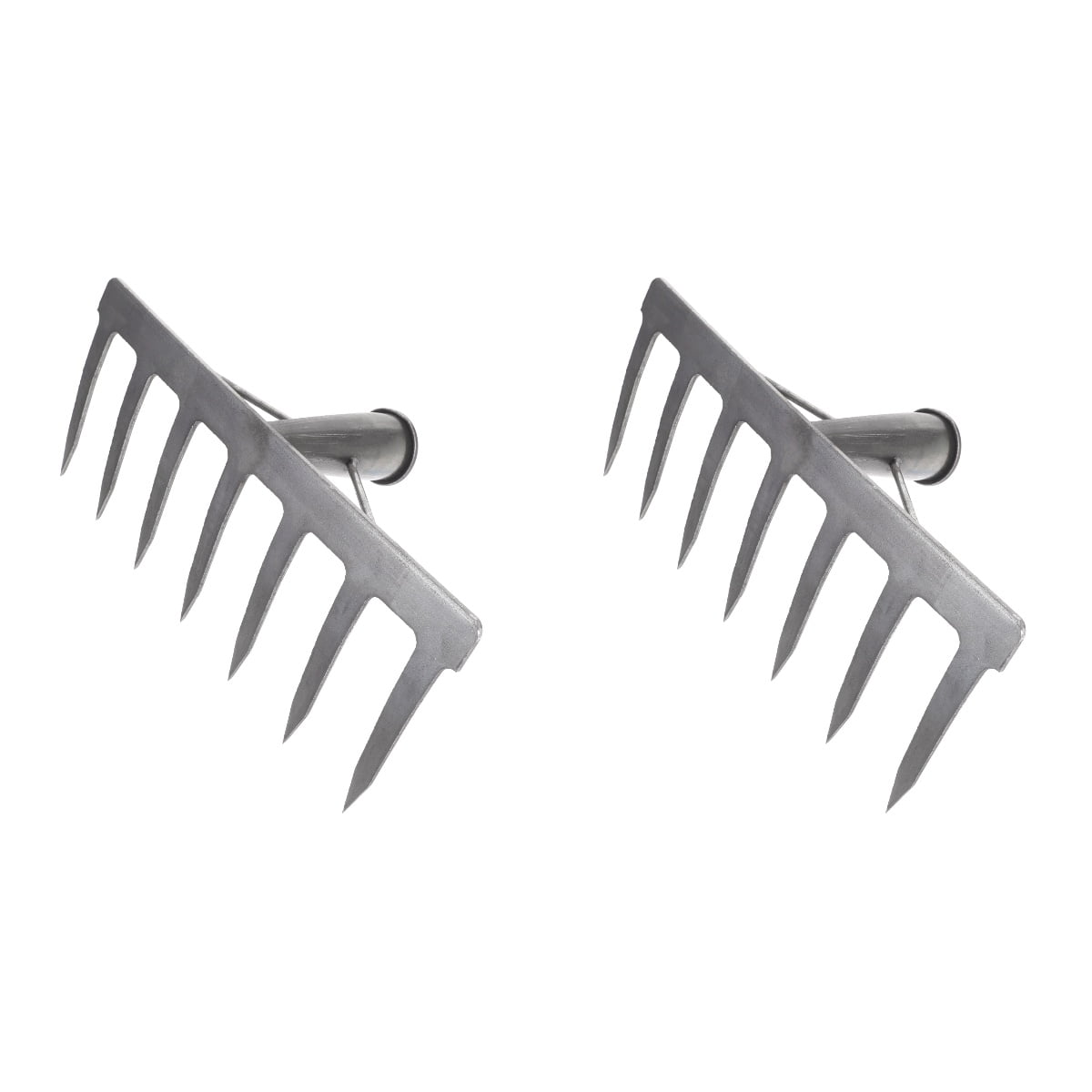 unbranded 2pcs Soil Rake Head Soil Loosening Rake Head Replacement ...