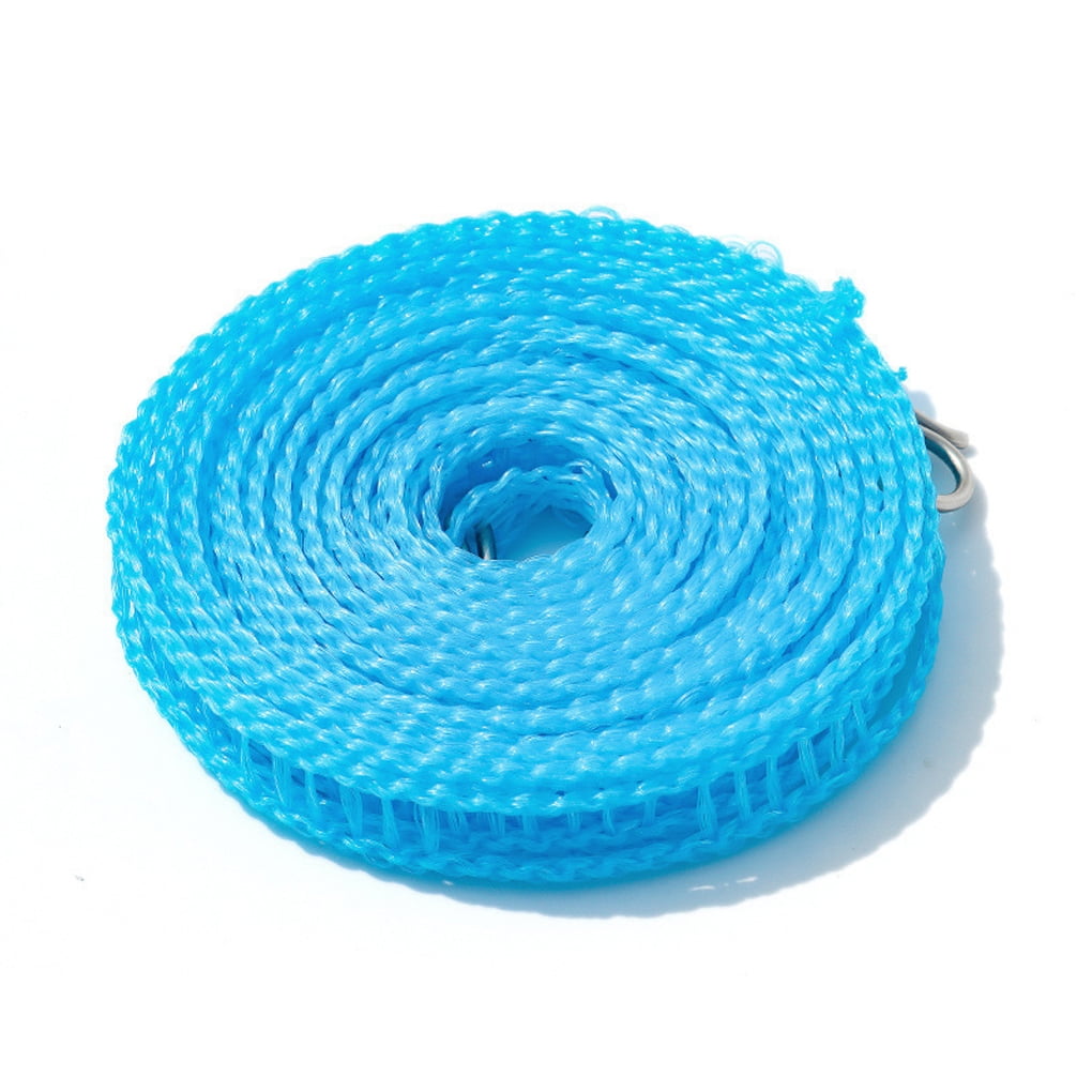 chidgrass 3/5/8/10M Clothesline Fence-Type Washing Cord Travel Portable ...