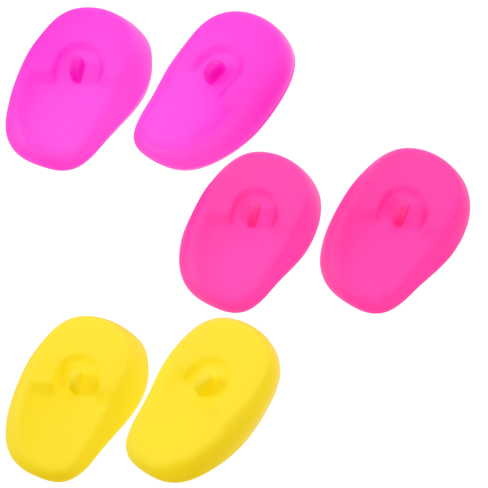 unbranded 3 Pairs Hair Dye Ear Protectors Plugs Piercing Covers for Sports Shields - Walmart.com