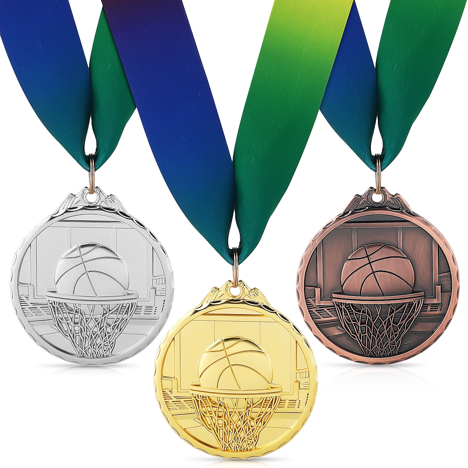 unbranded 3 Pcs Basketball Medal Competition Award Medals Winners Child ...