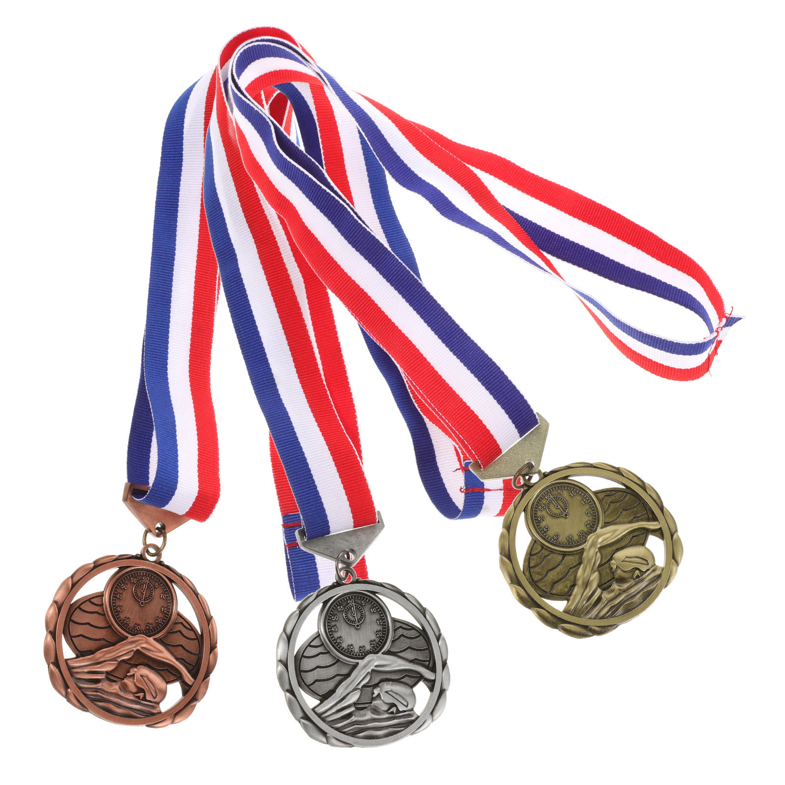 3pcs Sports Medals with Lanyard Made of Durable Zinc Alloy for ...