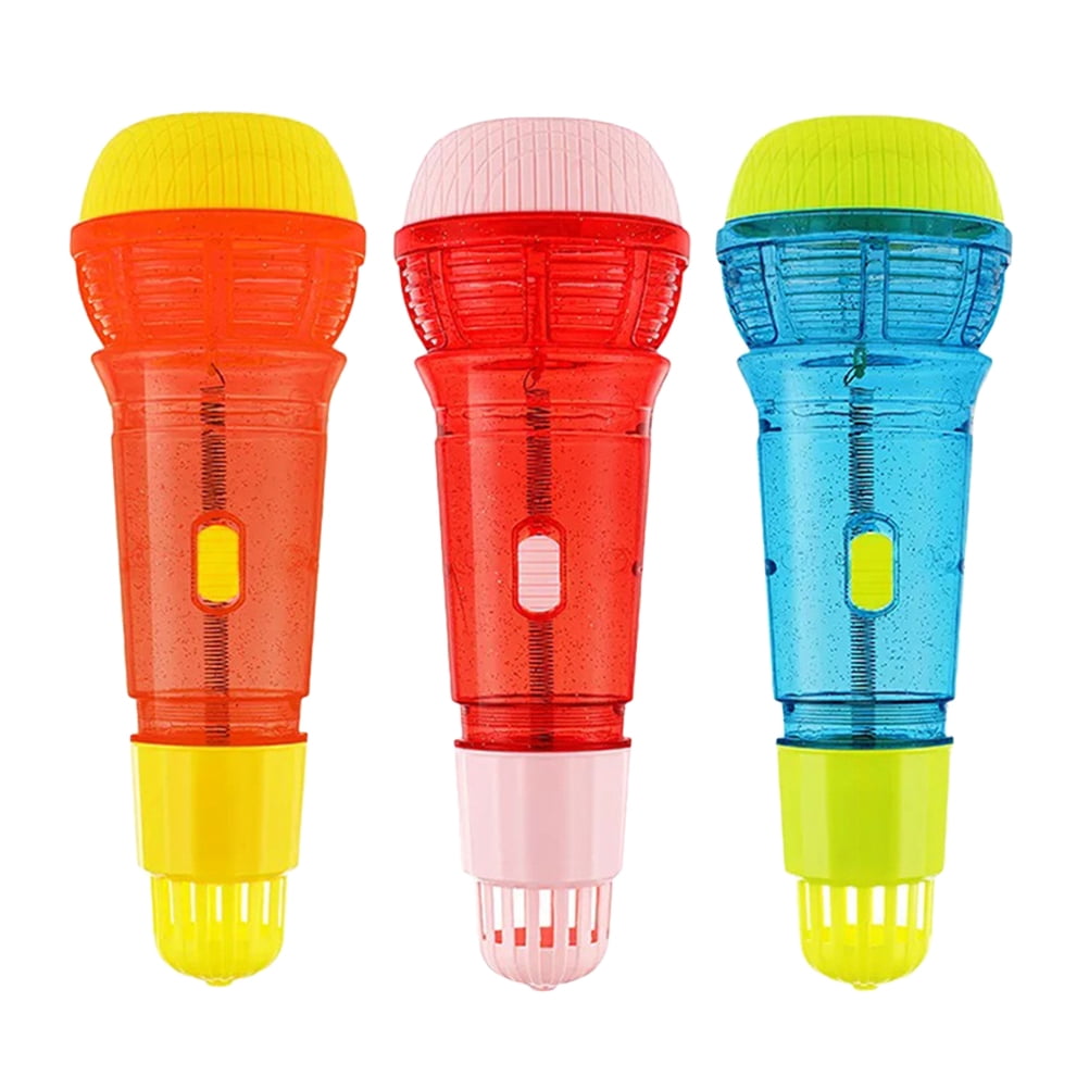 unbranded 3 Pcs Fake Microphone Prop Plastic Prop Microphone For Kids ...