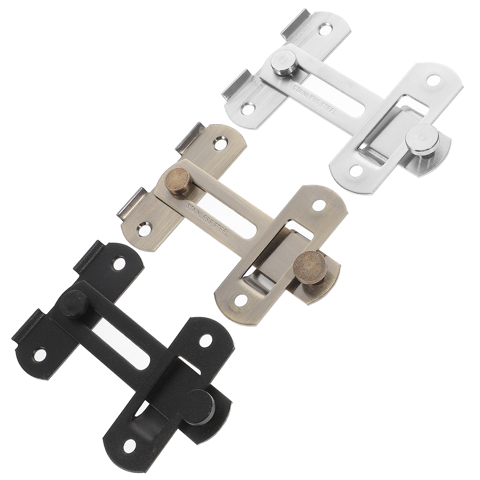 unbranded 3 Pcs Handle Field Gate Latch Anti-theft Door Lock Chicken ...