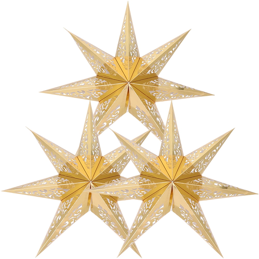 unbranded 3 Pcs Paper Star Lamp Shade Large Shades for Table Lamps ...