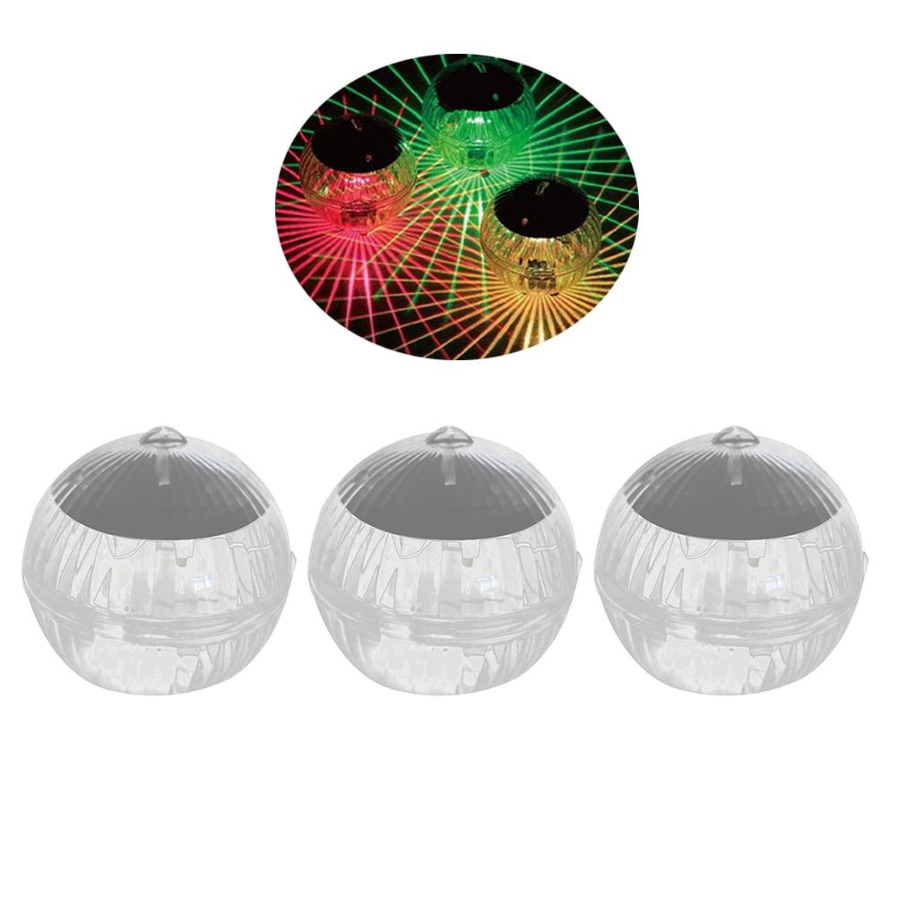 unbranded 3 Pcs Pond Solar Lights Pool Balls Floating Party - Walmart.com