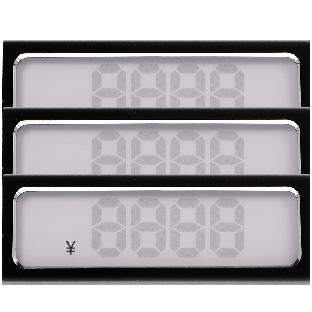 unbranded 3 Pcs Price Display Stand Rack Poster Prices Tag Cube Office ...