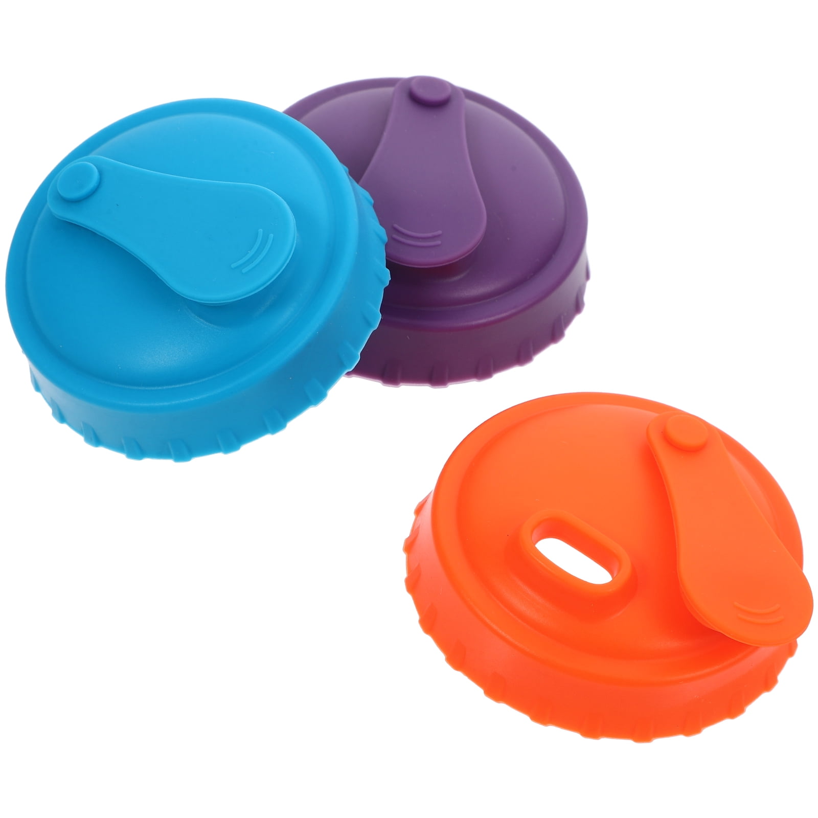 unbranded 3 Pcs Silicone Can Lids Reusable Pop Can Lids For Standard ...