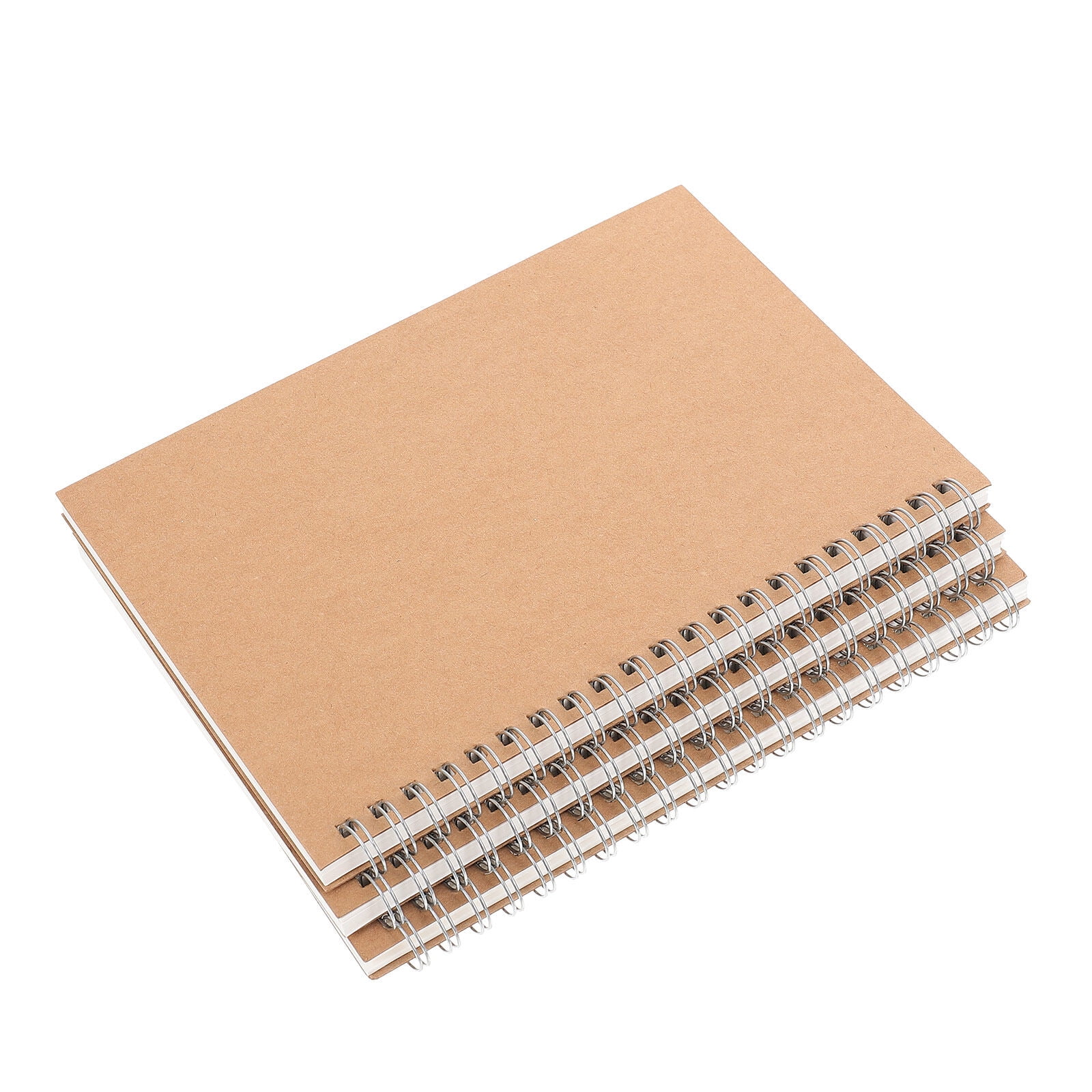 unbranded 3 Pcs Spiral Notepad Journal Notebook Sketchbook Plaid Coil ...