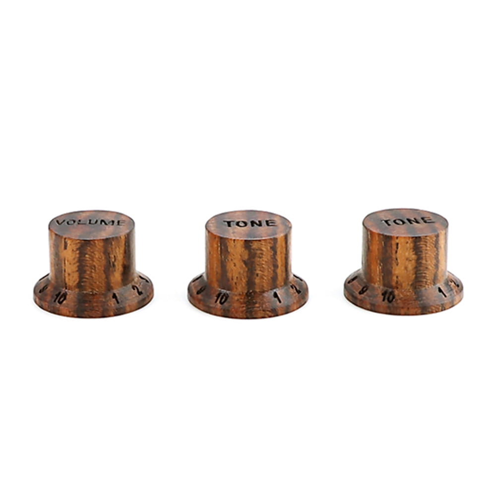 QUMIIRITY Wood Guitar Knob Tone Control For Guitarists Practice 3Pcs 0 ...
