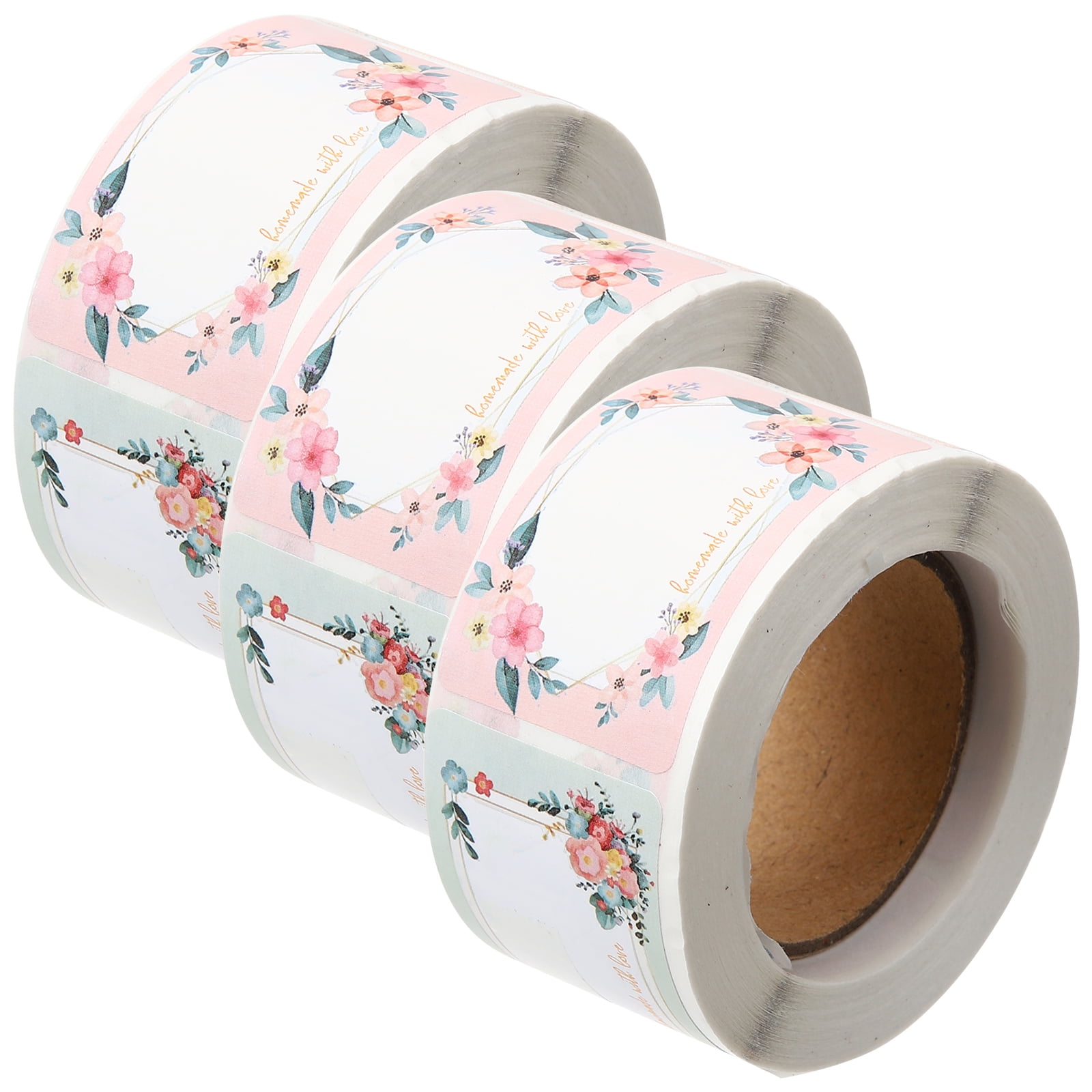 unbranded 3 Rolls Blank Name Labels Tags Stickers Flower Name Labels ...