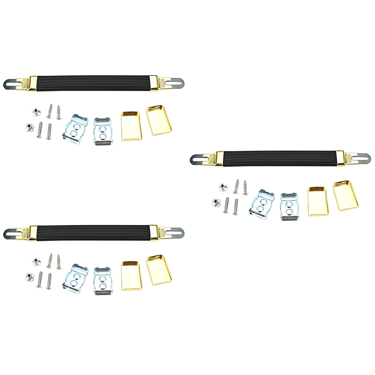 unbranded 3 Sets Amplifier Handle Strap Handle with Metal End Caps and ...