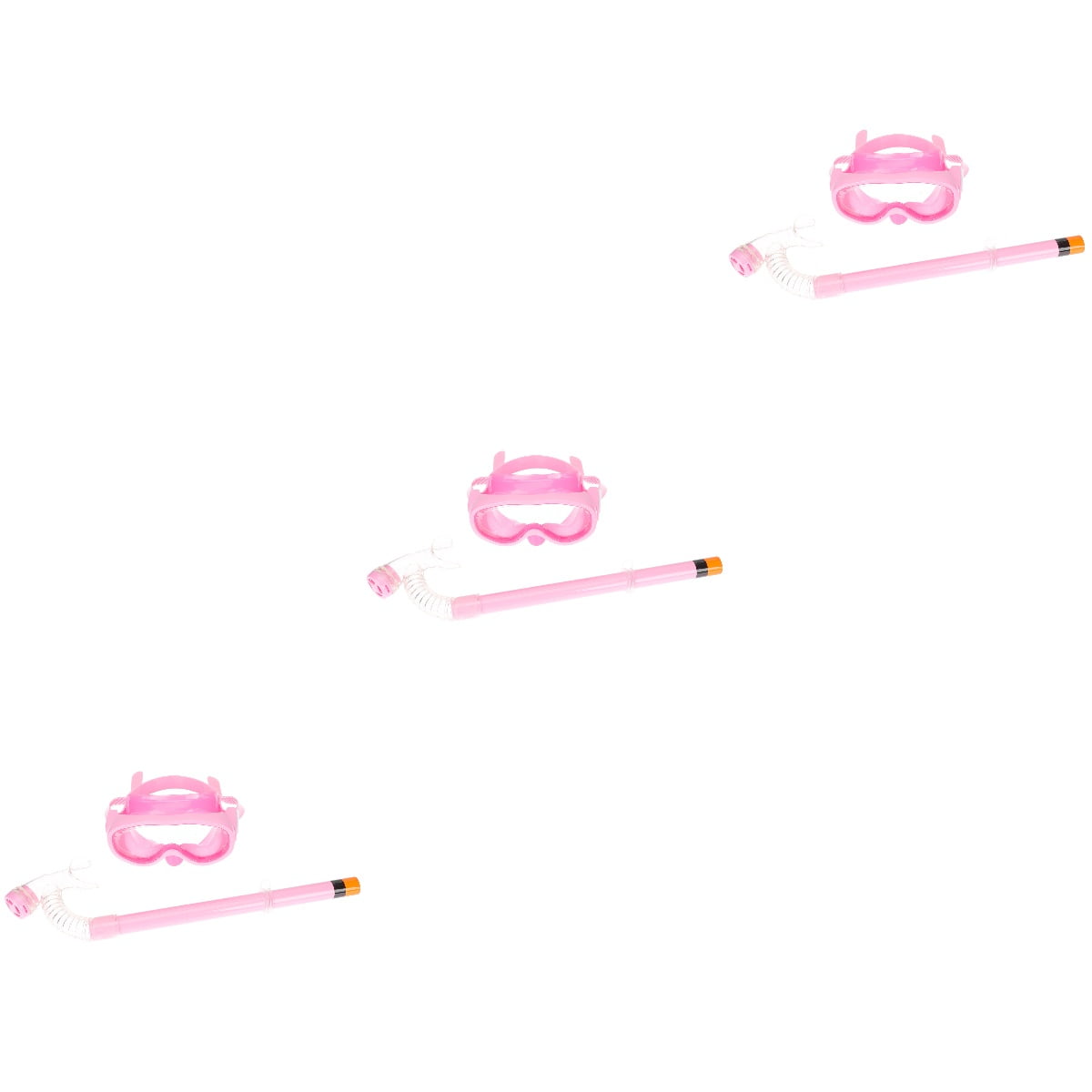 unbranded 3 Sets Kids Tube Dive Mask Children Diving Mask Portable ...