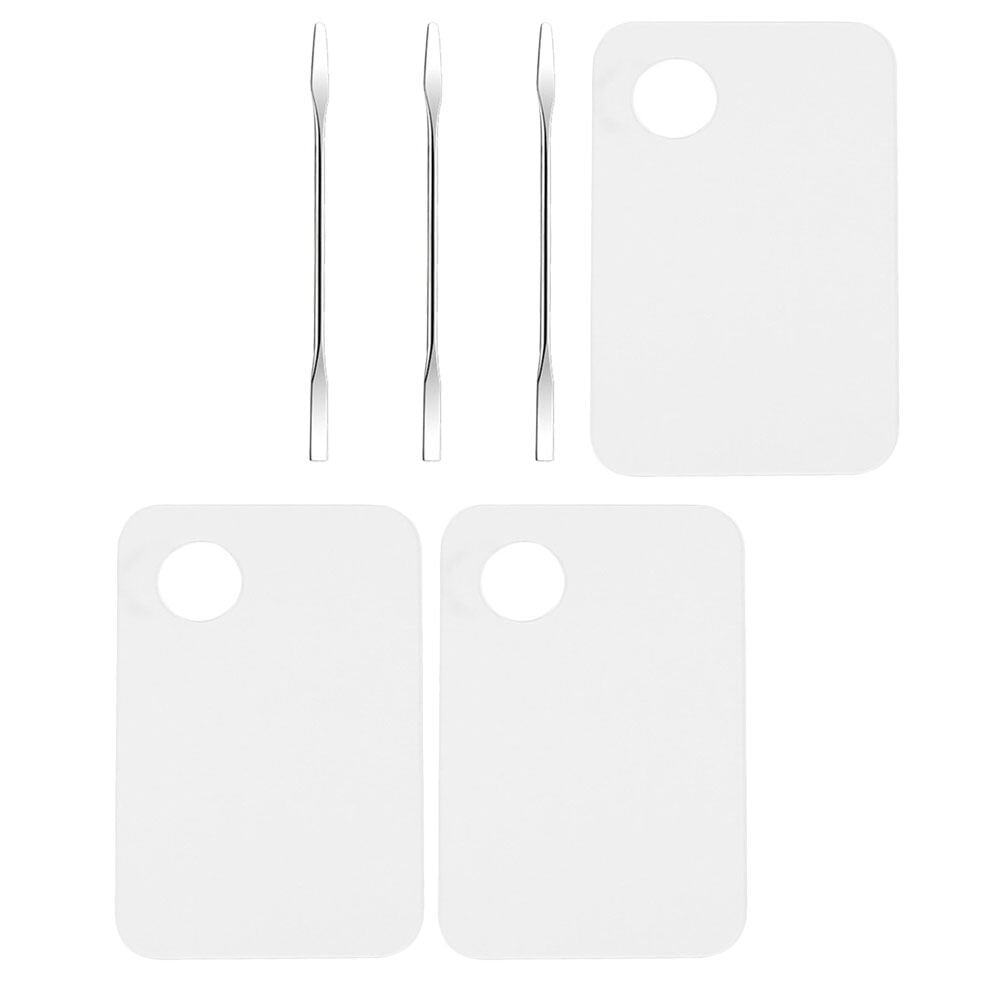 unbranded 3 Sets Transparent Makeup Palettes Makeup Nail Art Palettes ...