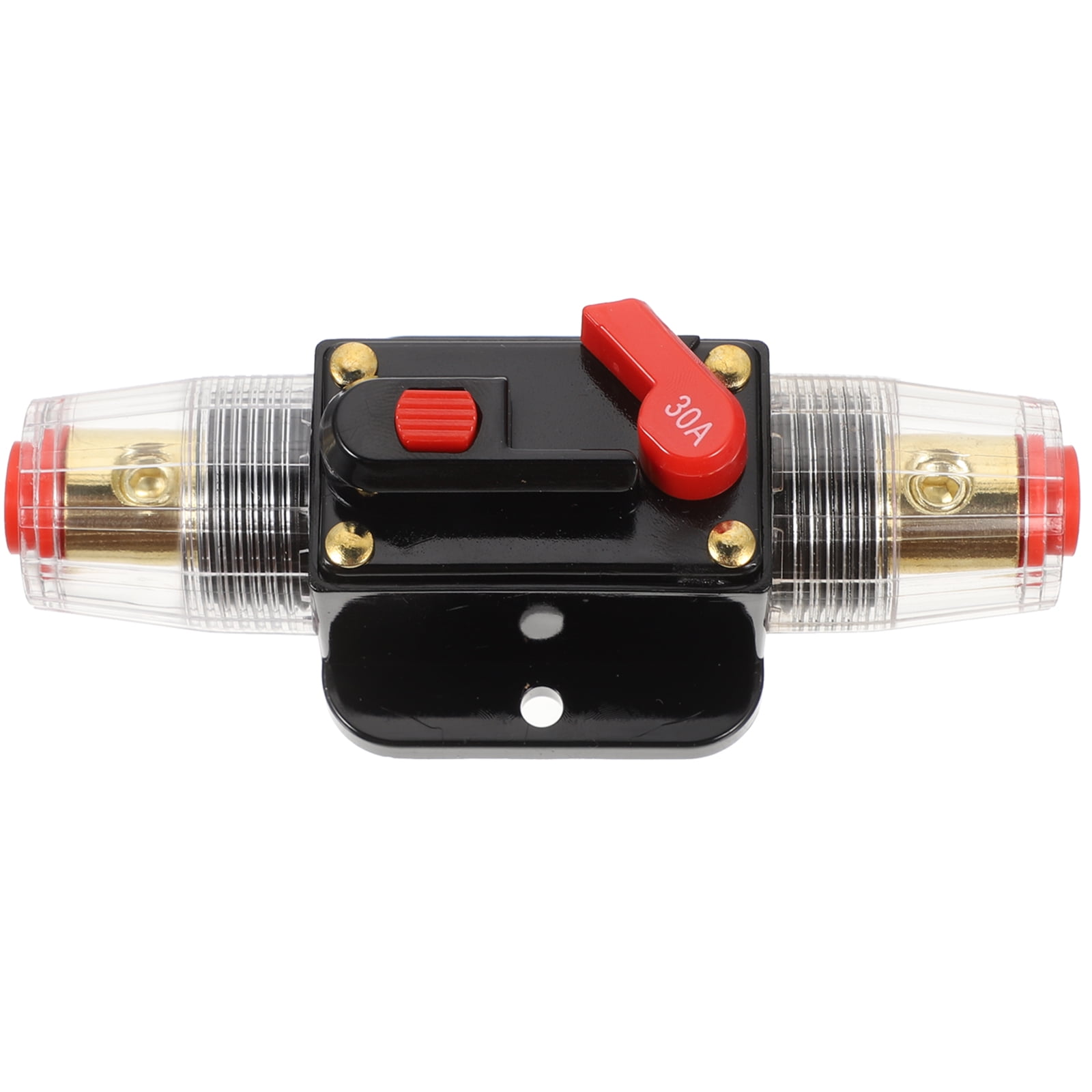 unbranded 30 Amp In-Line Circuit Breaker Stereo-Audio Car RV 30A Fuse ...