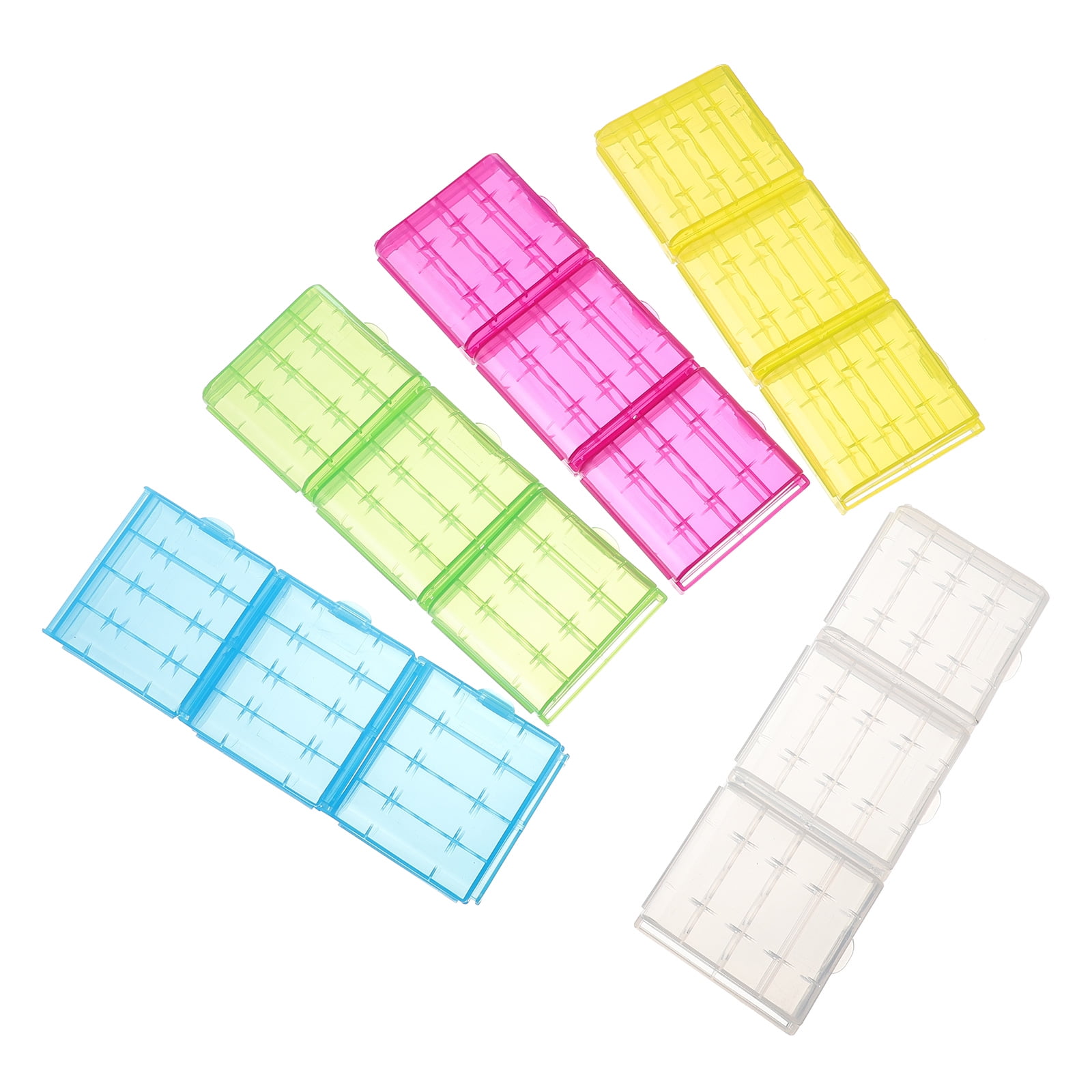 unbranded 30 Pcs Battery Storage Box Bank Lithium Organizer Batteries ...