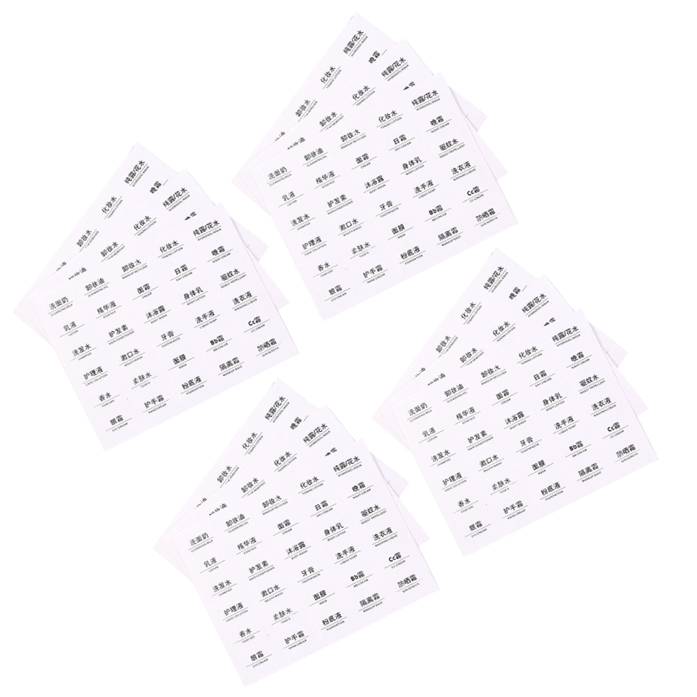 unbranded 30 Pcs Black Ink Label Labels Identification Tear-resistant ...