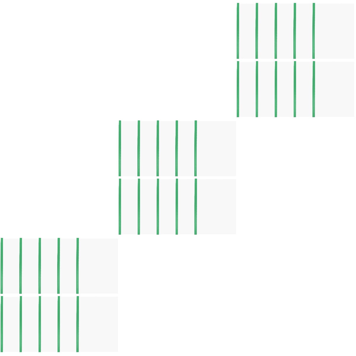 unbranded 30 Pcs Plastic File Draw Rod Folders Useful Document A4 Rod ...