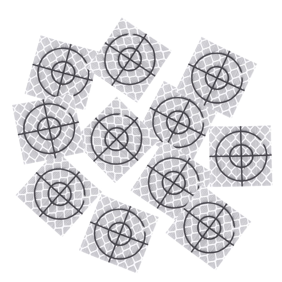 unbranded 30 Pcs Removable Vinyl Reflector Total Station Engineer ...