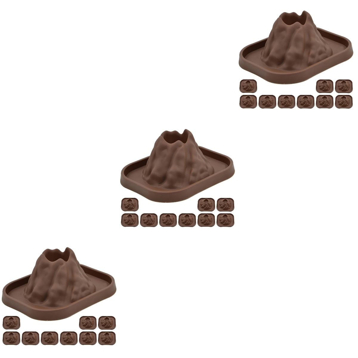 unbranded 30 Pcs Science Volcanic Model Volcano DIY Prop Scientific DIY ...